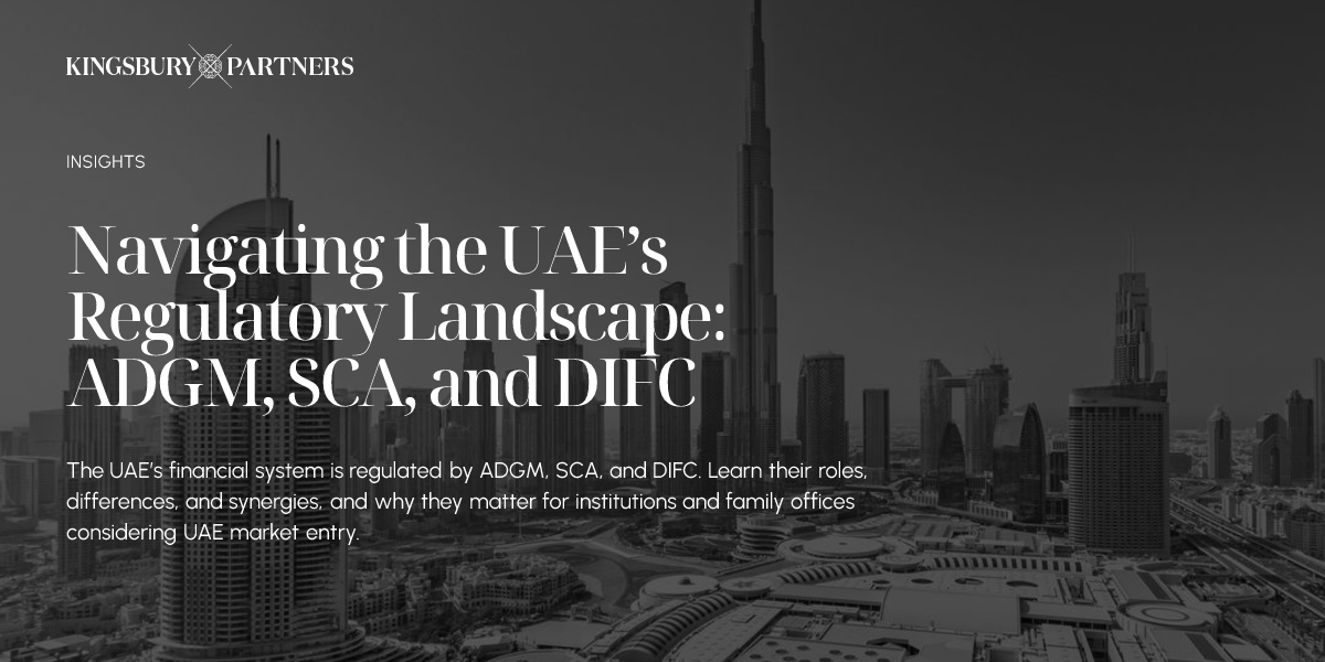 Navigating the UAE’s Regulatory Landscape: ADGM, SCA, and DIFC ...